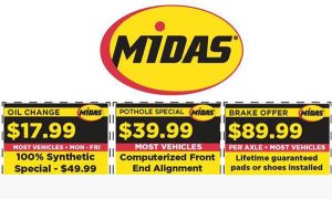 Midas Oil Change Prices 2025 – Cost for Full Synthetic, Blend, High ...
