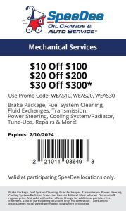 SpeeDee Oil Change Prices 2024: How Much Does a 17-Point Oil Change Cost?