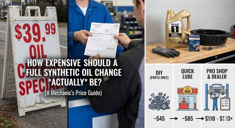 How Expensive Should a Full Synthetic Oil Change Actually Be in 2026 ...